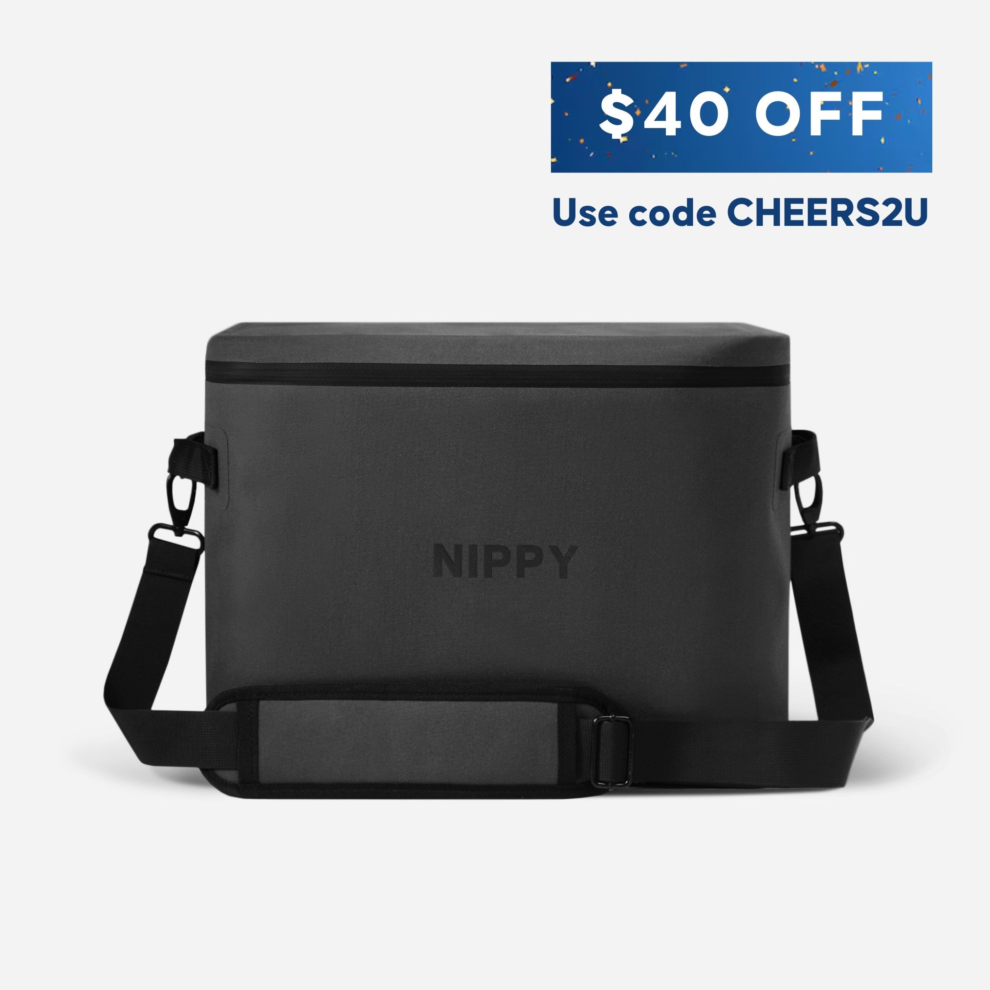 NIPPY Cooler 20L Premium Soft Cooler - Grey